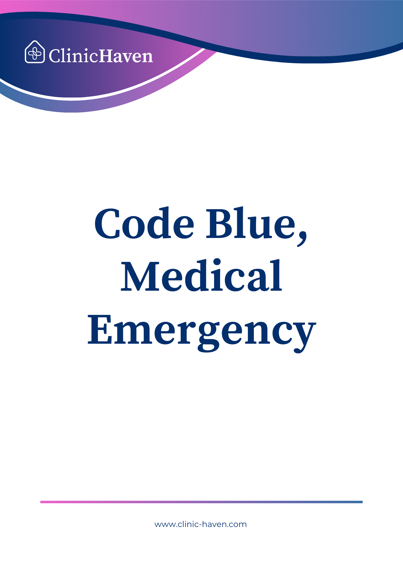 Code Blue, Medical Emergency