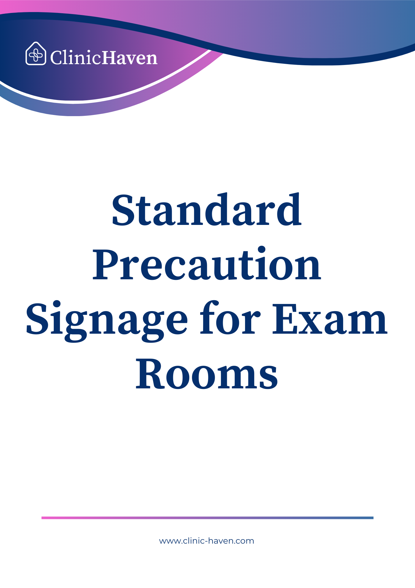 Standard Precaution Signage